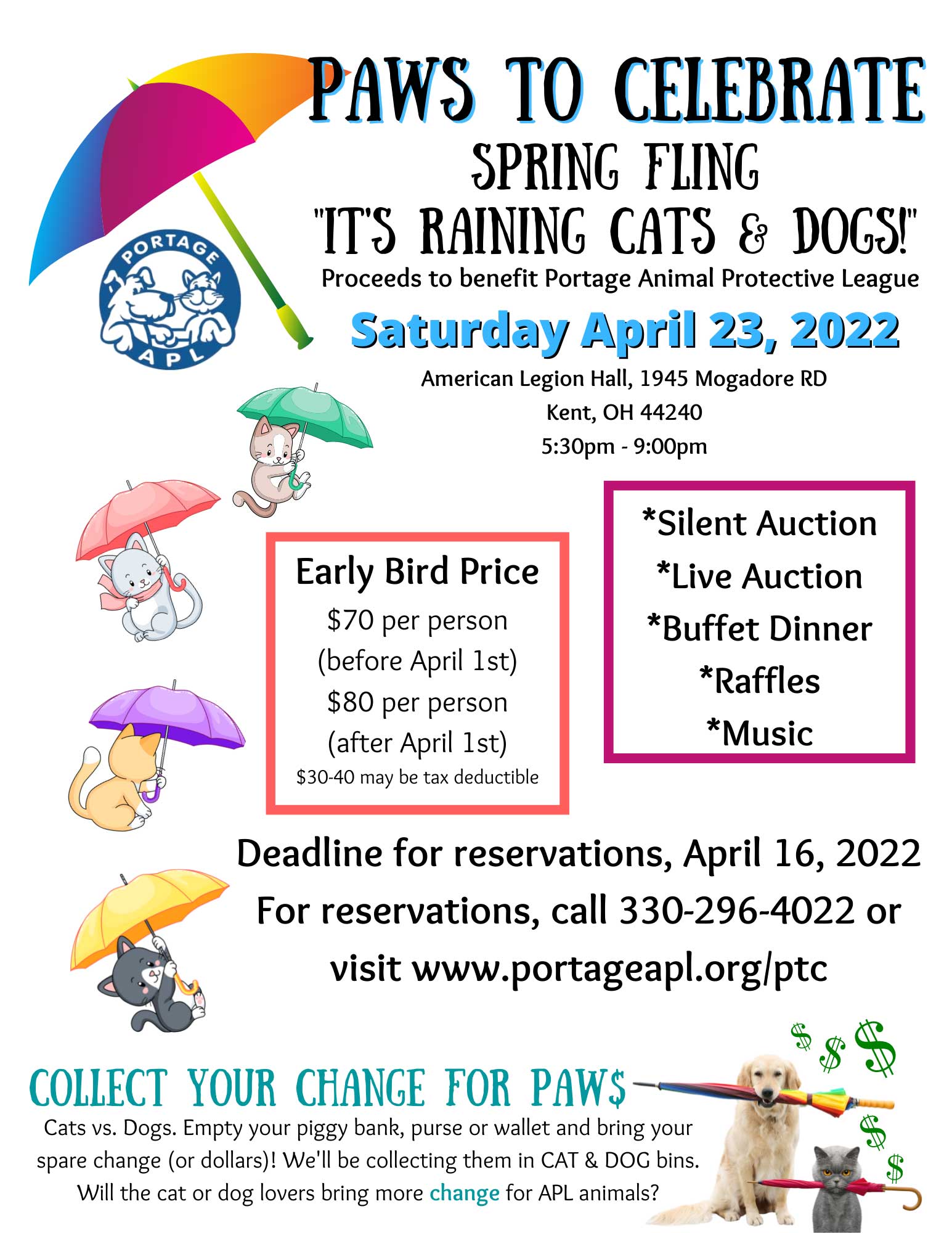 Paws to Celebrate - Portage Animal Protective League